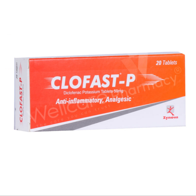 Clofast-P 50 Mg 20 Tablets