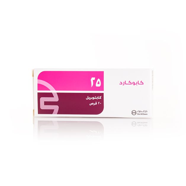 CAPOCARD 25MG 20 TABLETS